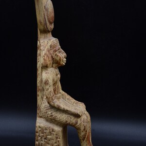 Unique Goddess Isis Vintage Statue Hand Carved Stone Made in Egypt - Etsy