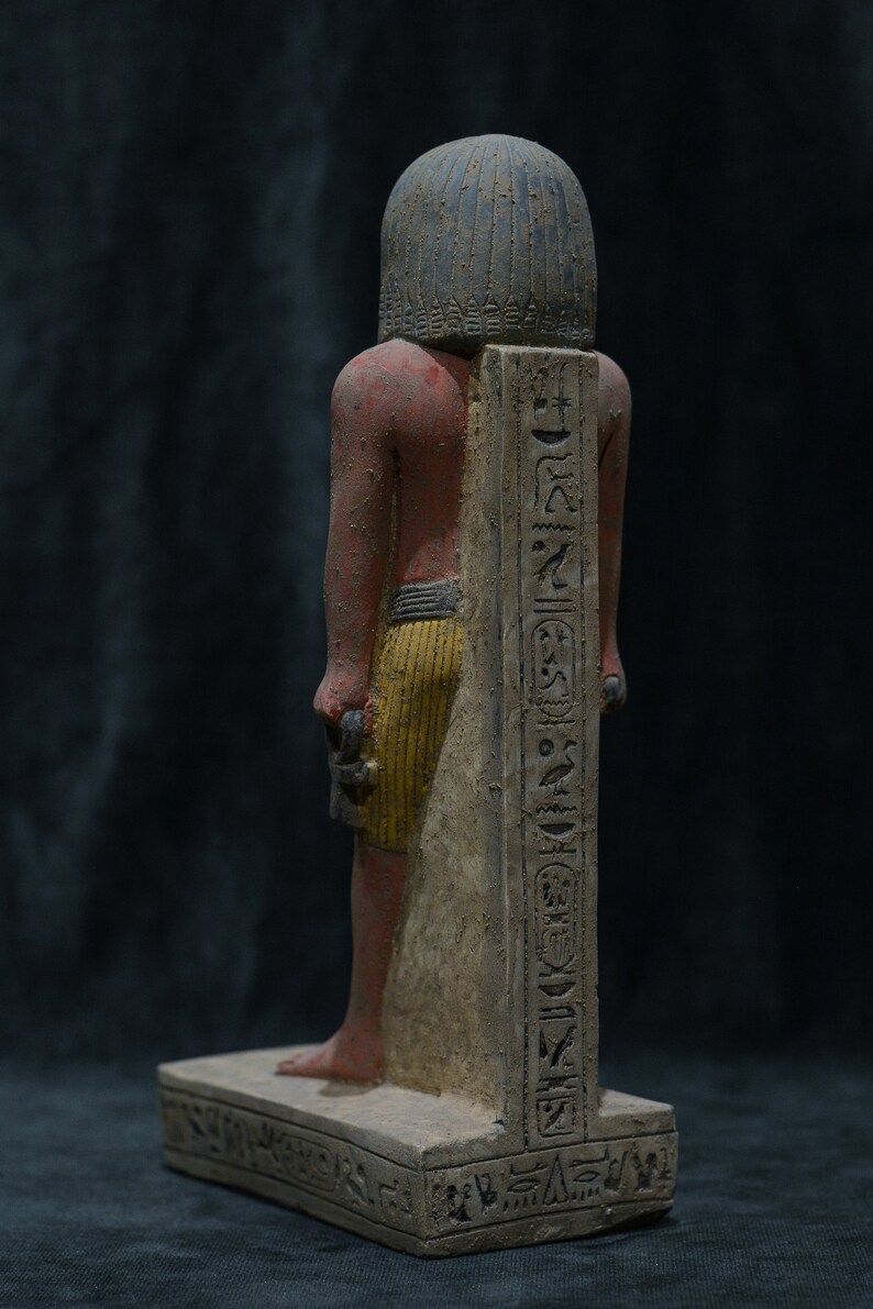 Unique Statue of Egyptian Art Sculpture Pharaoh Seti II Heavy - Etsy
