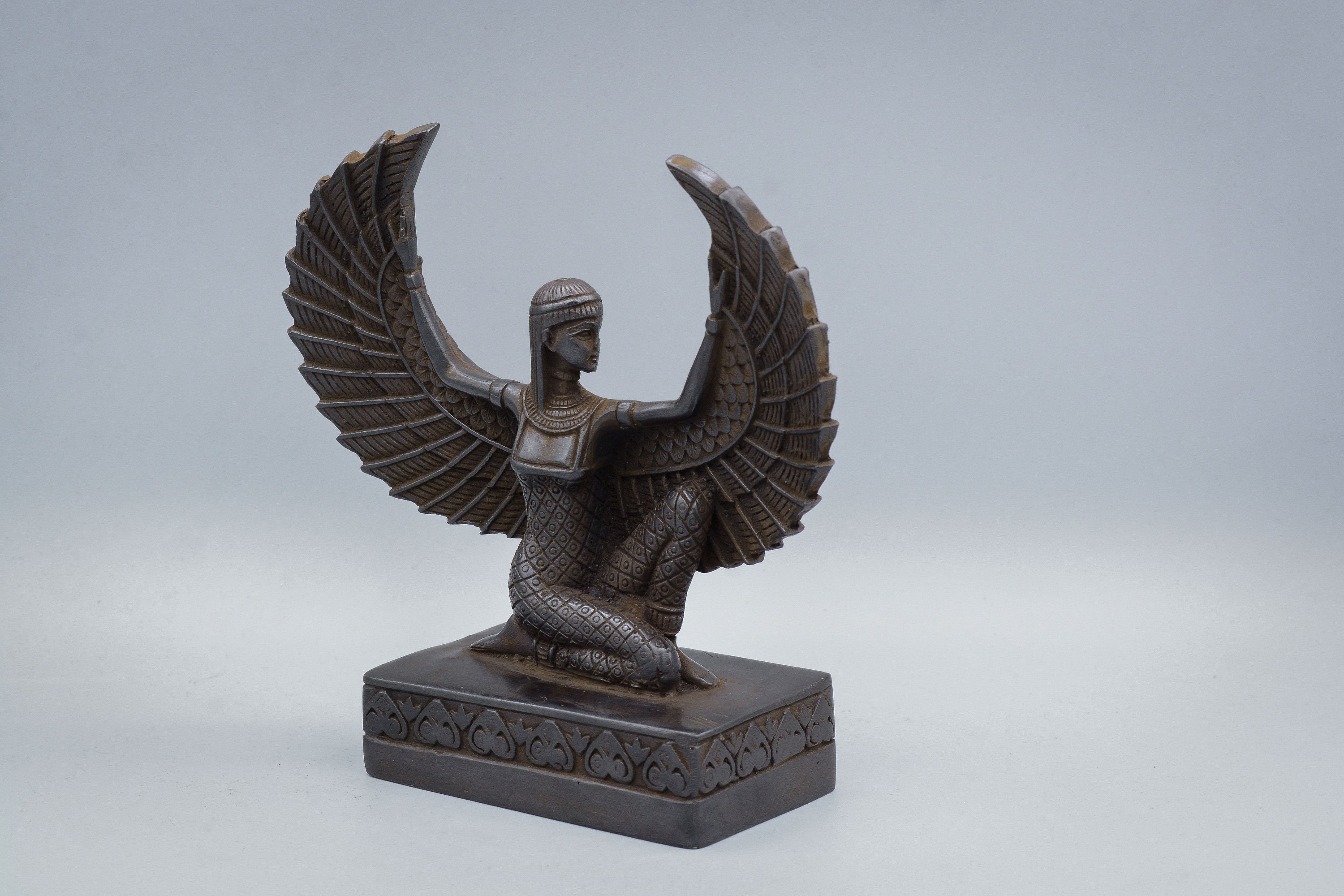 Egyptian Goddess Isis Wings of Protection Black 2 Size Made in Egypt - Etsy
