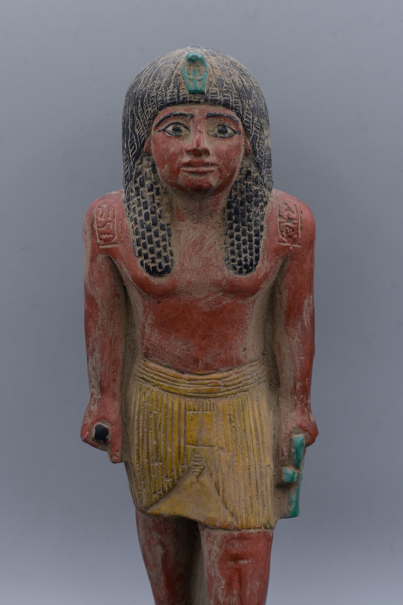 Estatua única del arte egipcio faraón Seti II piedra pesada | Etsy