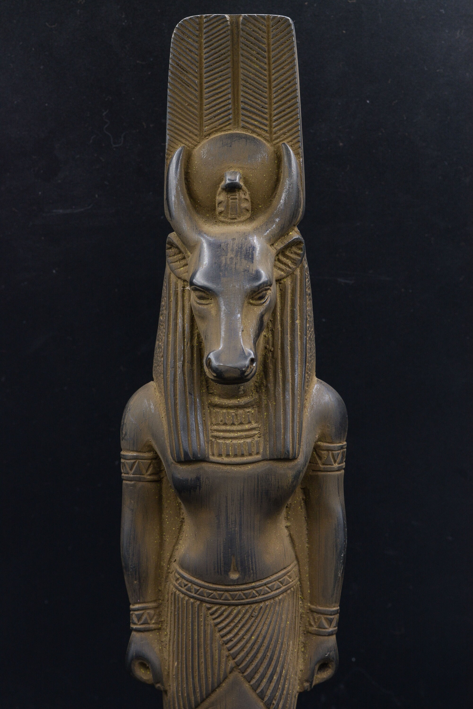 Statue Montu God of War Lord of Medamud, Depicted With a Bull’s Head ...