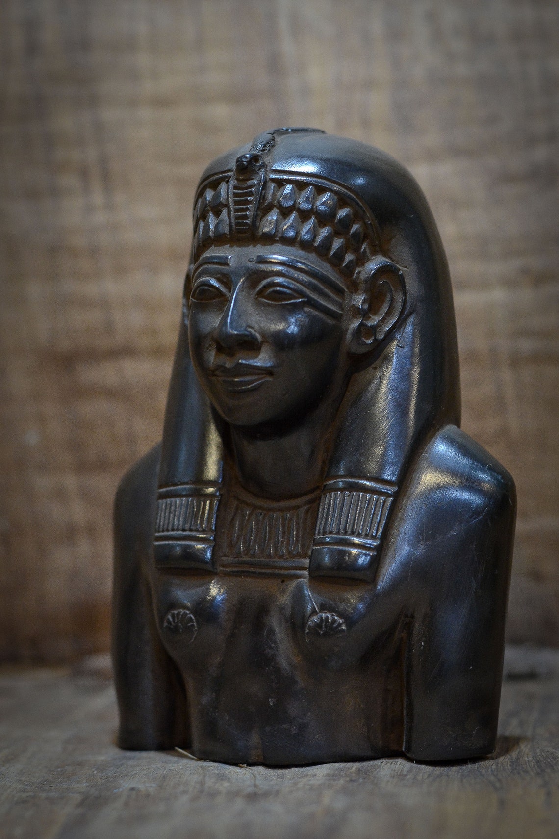 Egyptian Statue of Queen Tiye Bust Black Egyptian Art Made in - Etsy