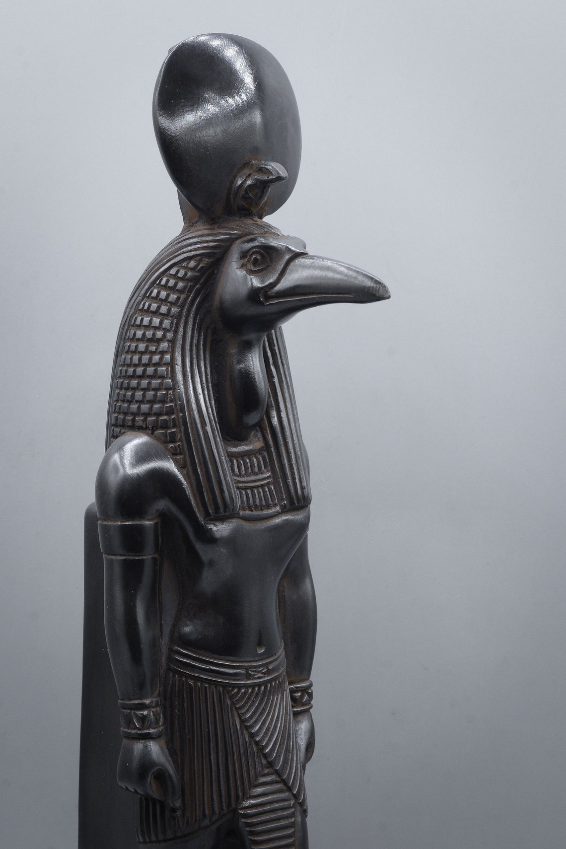 Statue Thoth god of knowledge Black large ancient Egyptian art | Etsy