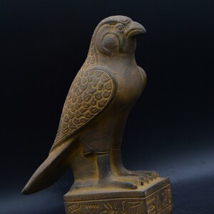 Statue Horus Falcon Bird Headed God of the Sky Unique Sculpture ...