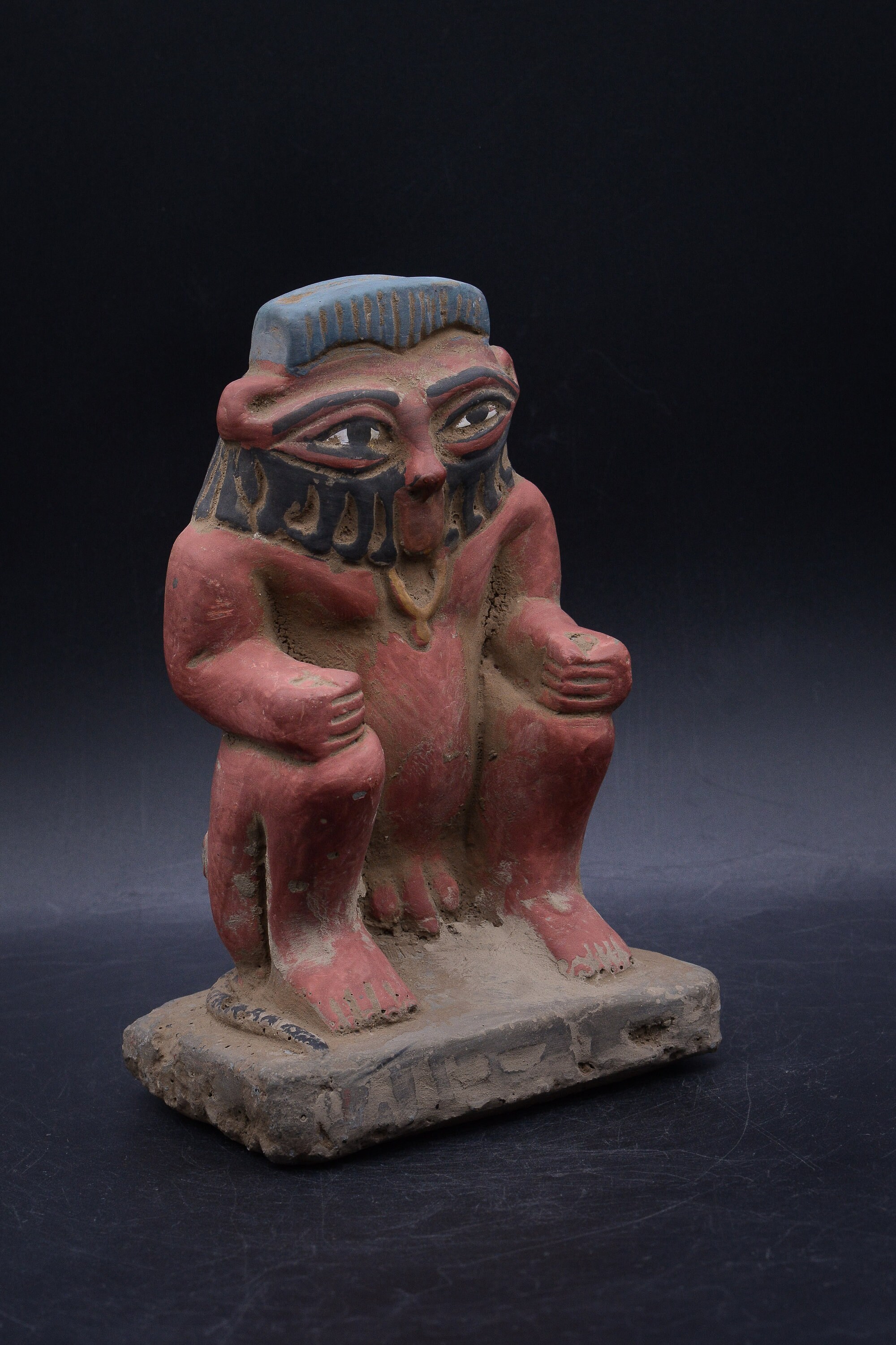 Unique Egyptian Art Statue of God Bes the Dwarf Protector of | Etsy