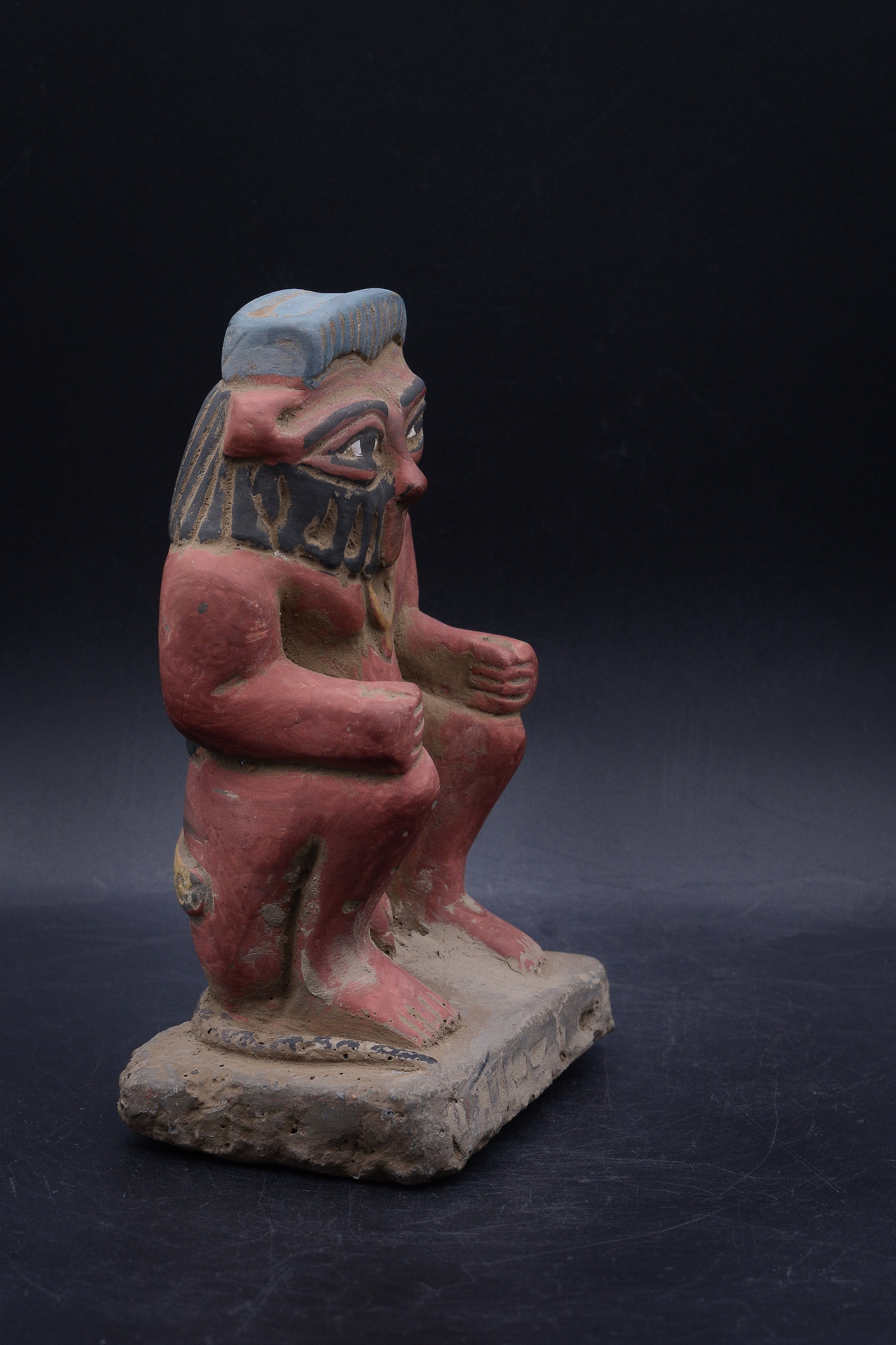 Unique Egyptian Art Statue of God Bes the Dwarf Protector of | Etsy