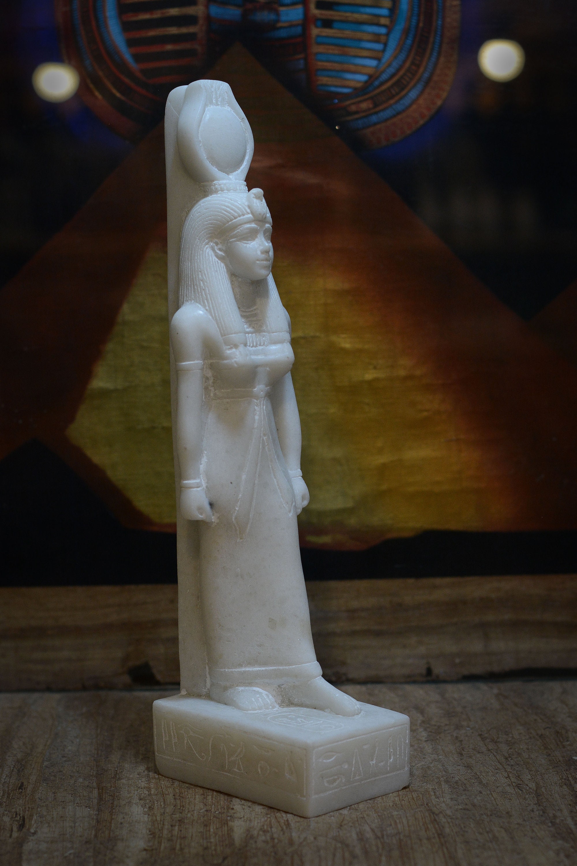 Isis Statue White Goddess of Healing and Magic Sculpture Altar - Etsy