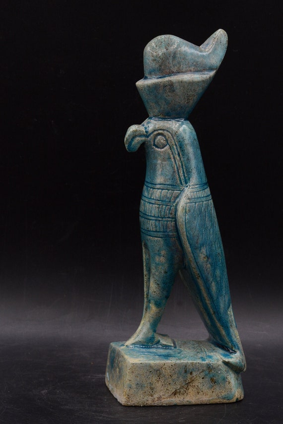 Statue Horus Falcon Bird God of Sky Sculpture Unique Stone - Etsy
