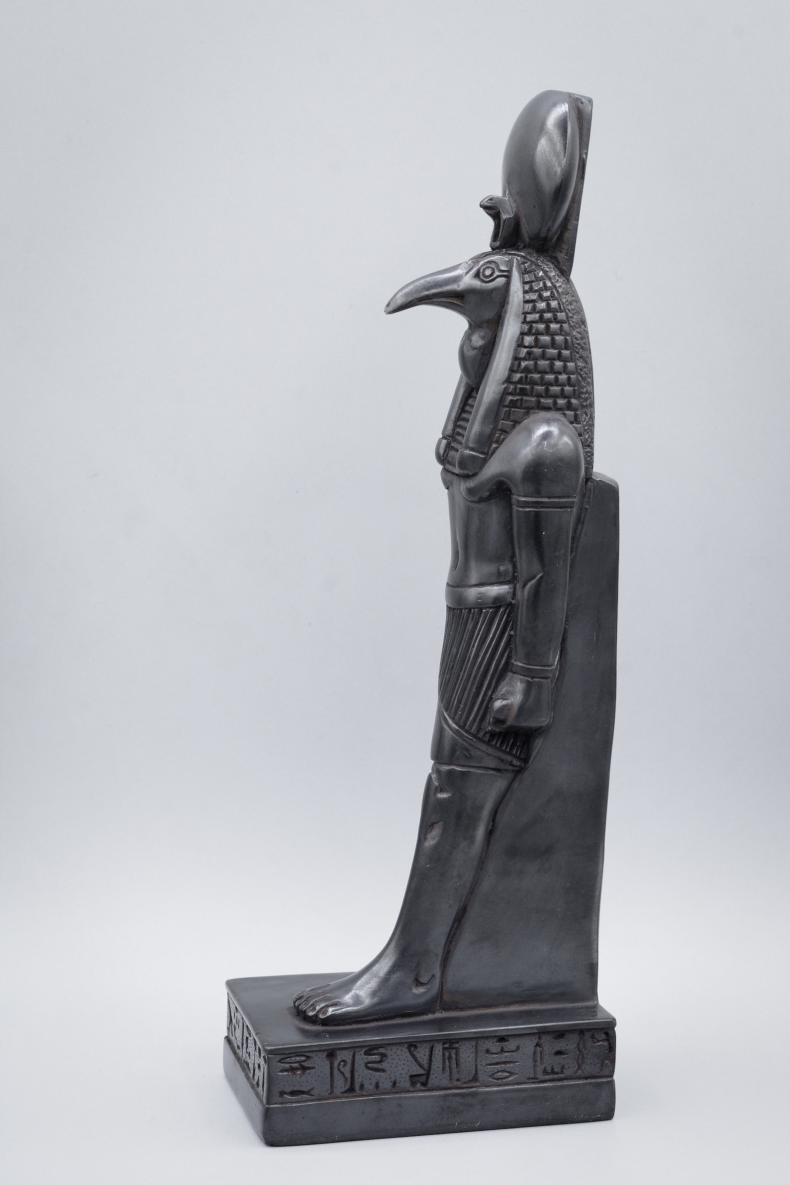 Ägyptische Statue Thoth Gott der Weisheit Figur schwarz made - Etsy