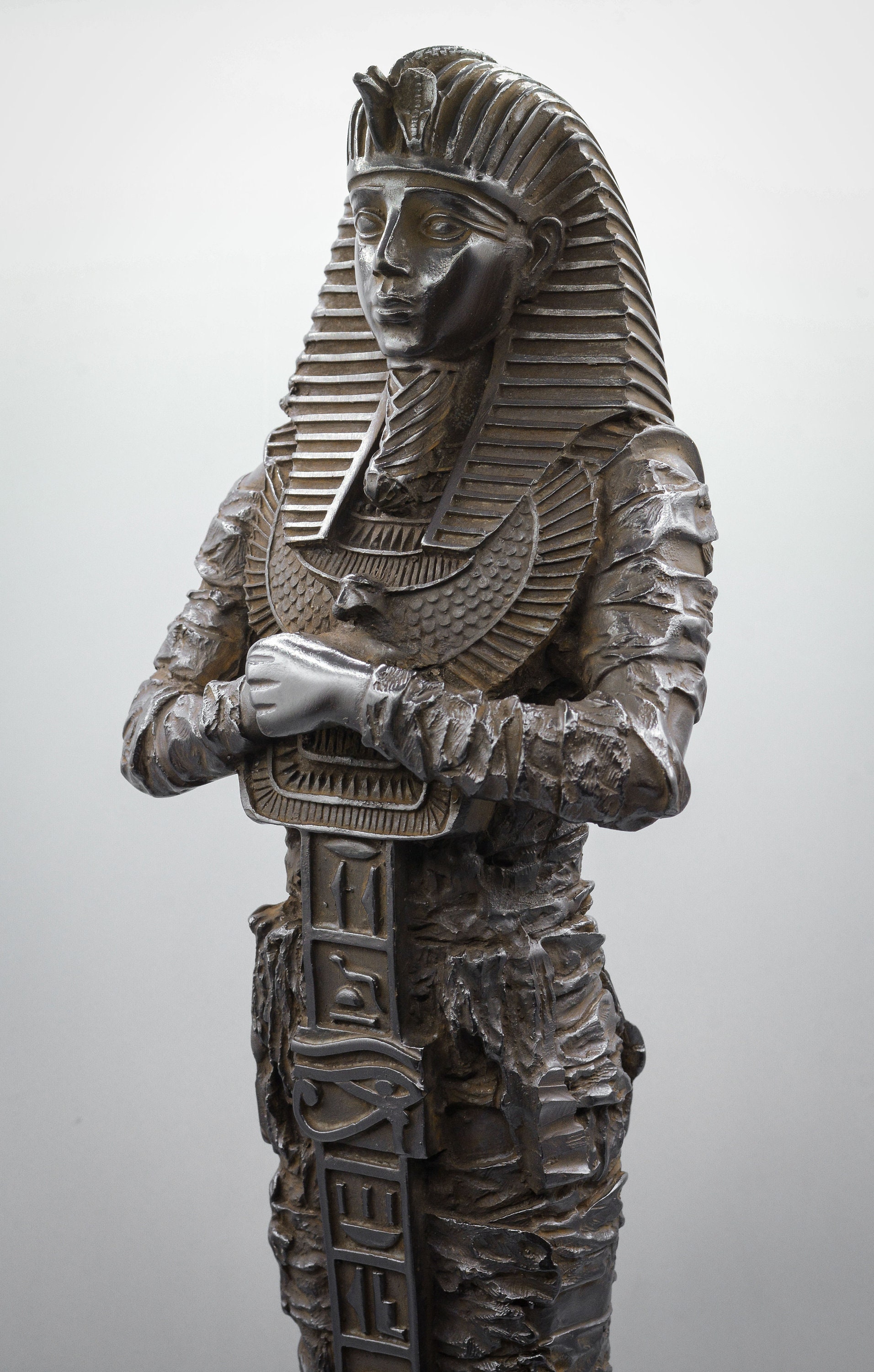 Unique Statue of Egyptian King Tut. Tutankhamun Fighter Large - Etsy