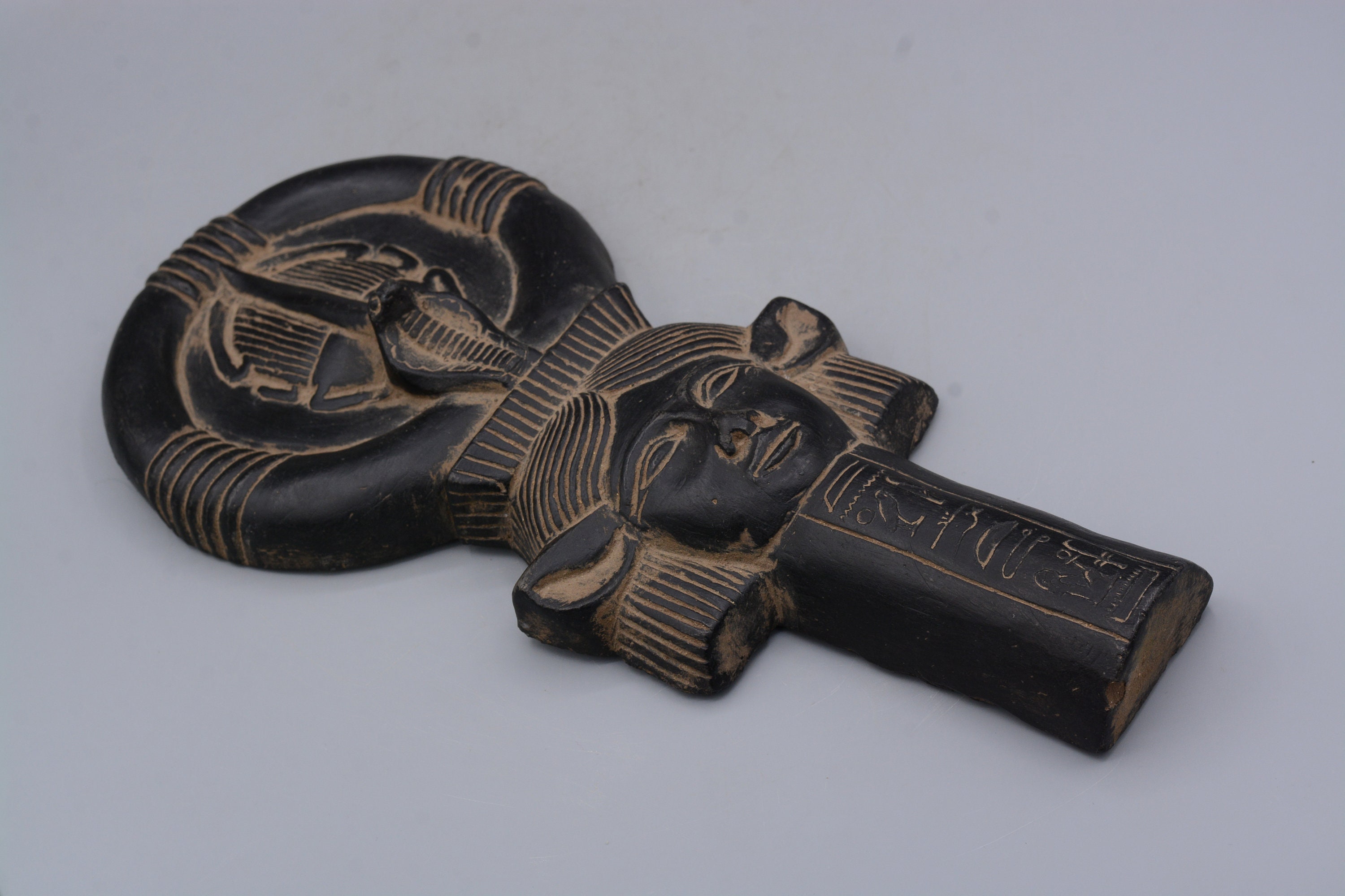 Ankh the Goddess Hathor Cow's Ear Key of Life With Scarab - Etsy