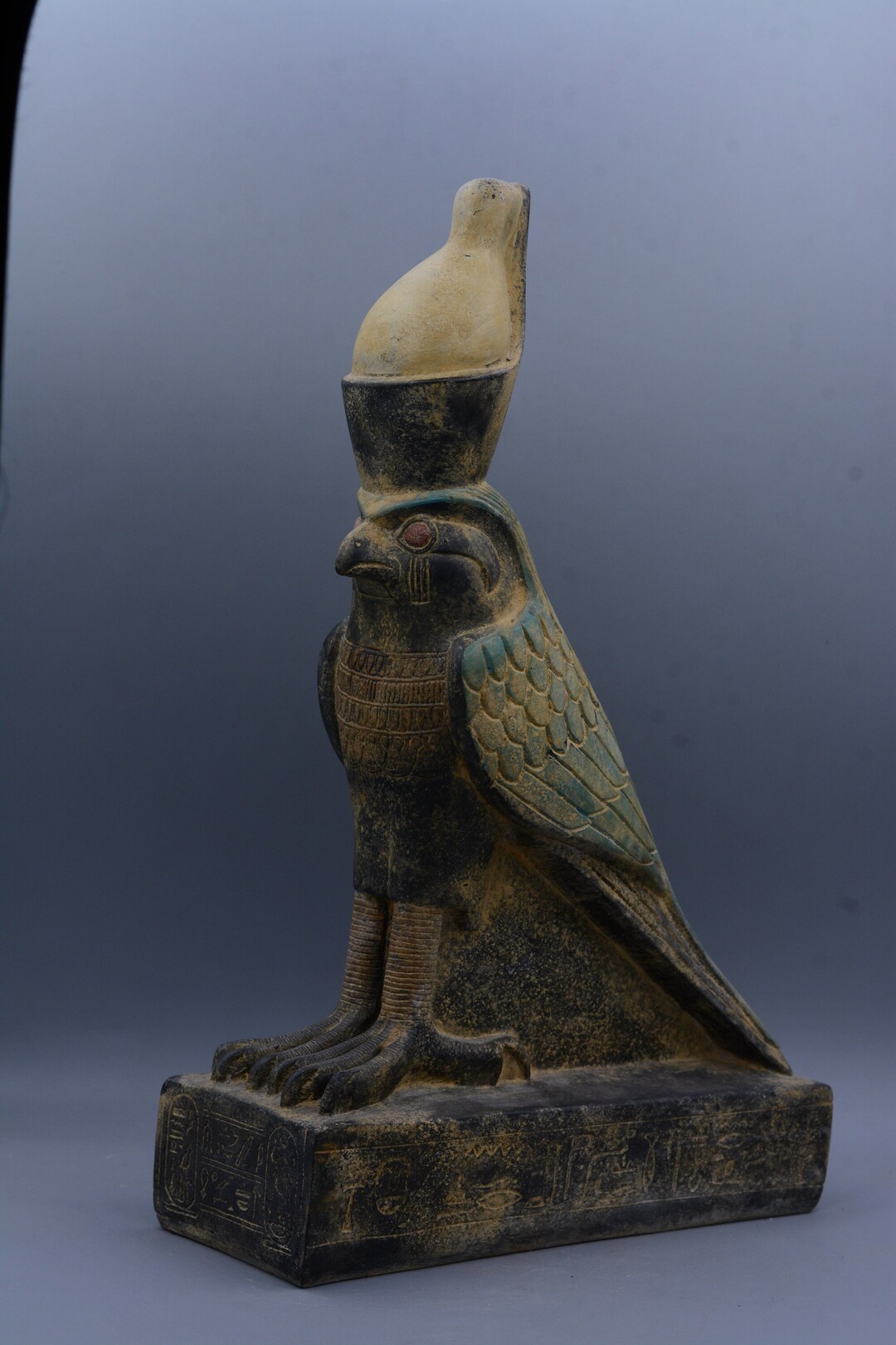 Statue Horus Falcon Bird Headed God of Sky Unique Art - Etsy