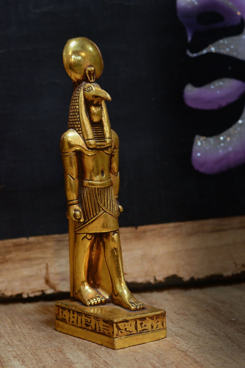 Statue Thoth God of Writing and Wisdom Paint Gold Leaf Made in Egypt - Etsy
