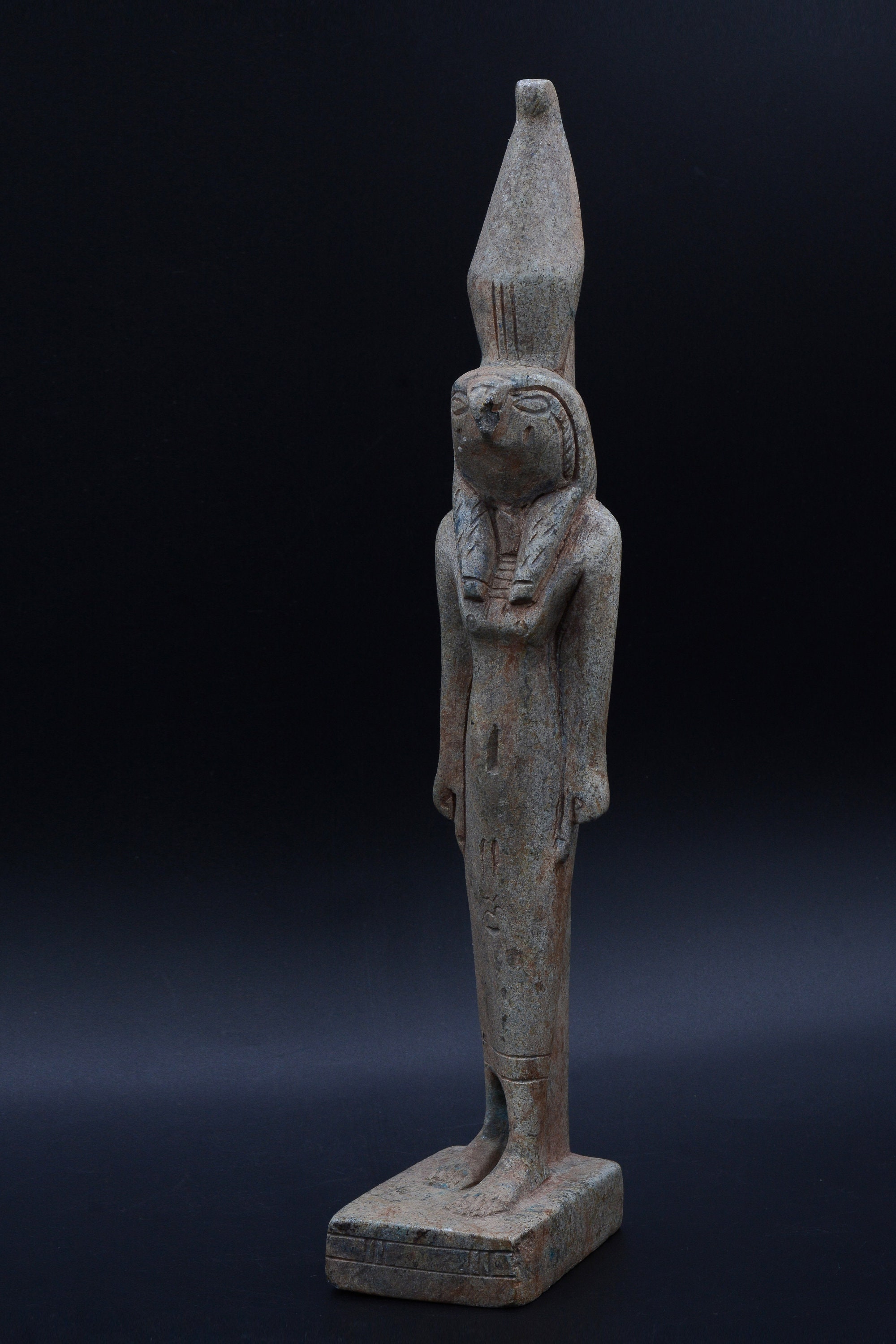 Statue of Egyptian Falcon Bird God Horus Stone Made in Egypt | Etsy