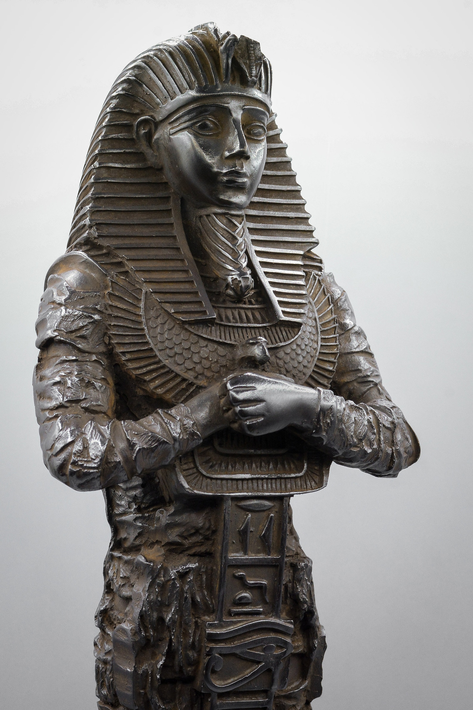 Unique Statue of Egyptian King Tut. Tutankhamun Fighter Large | Etsy