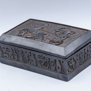 Egyptian Box Decorative Pharaoh Art Stone Made in Egypt - Etsy