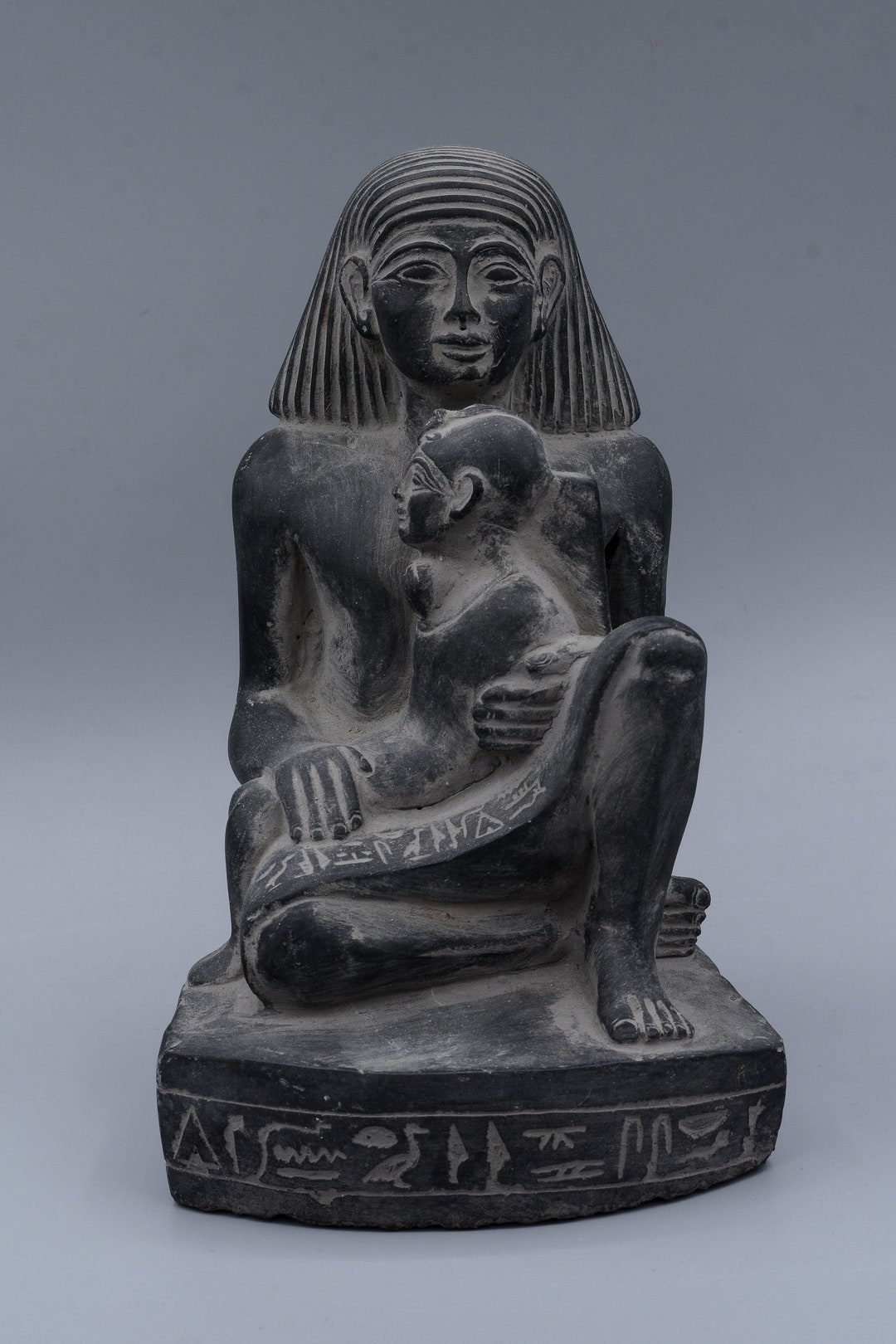Unique Egyptian Antique Art Statue Senenmut With Princess Neferure ...