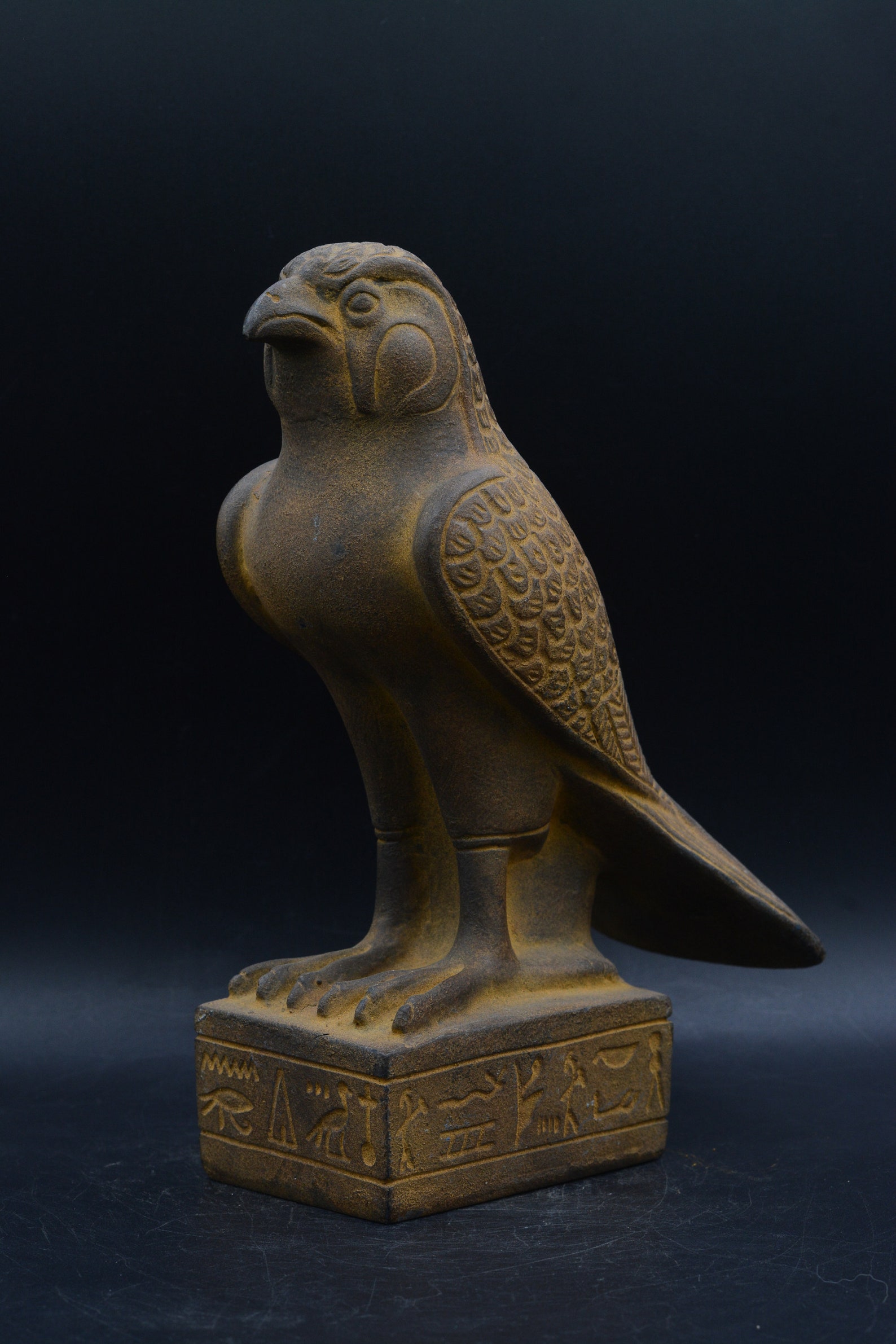 Statue Horus Falcon Bird Headed God of the Sky Unique Sculpture ...