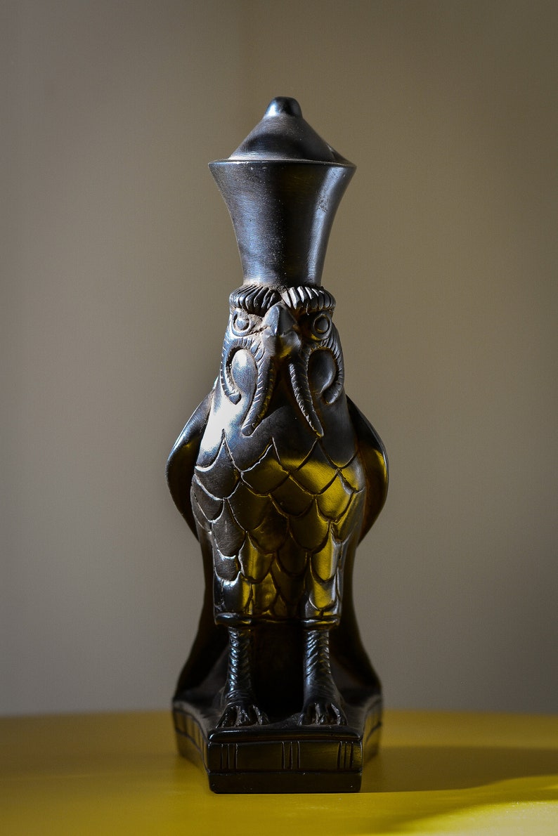 Unique Statue Horus as Falcon Bird Headed God of Sky Figurine - Etsy