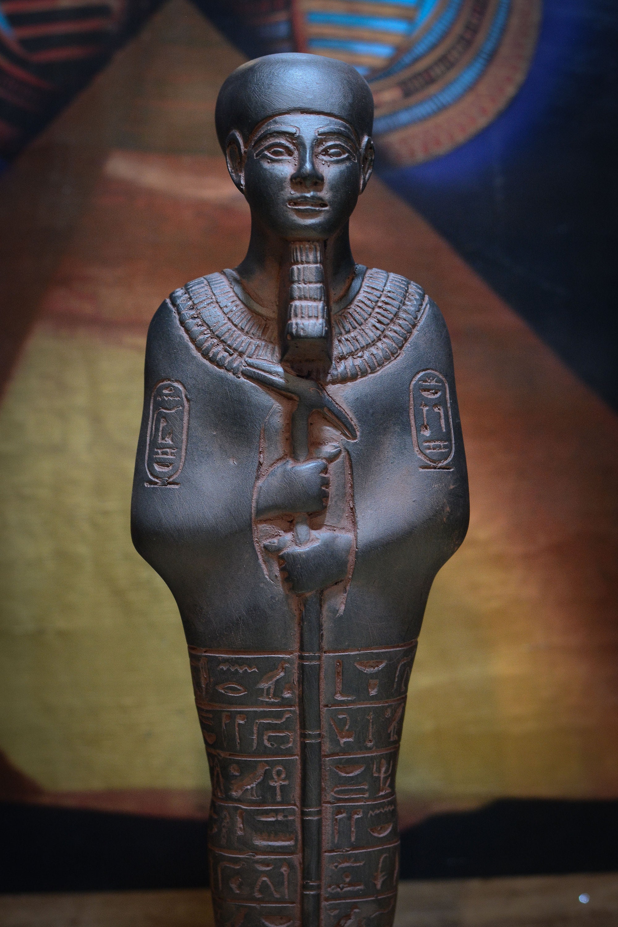 Statue of Ptah Sculpture God of Memphis and Craftsmen Black - Etsy