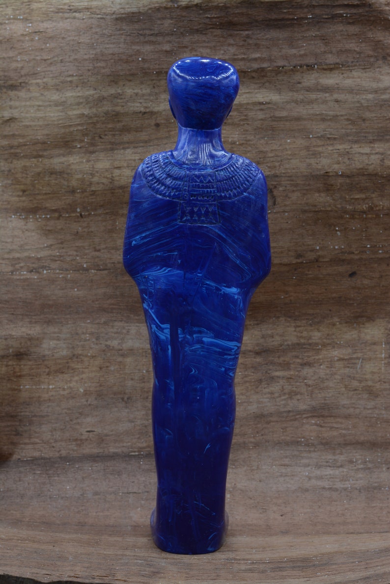 Statue of Egyptian God Ptah Blue Handcrafted Heavy Statue Made - Etsy