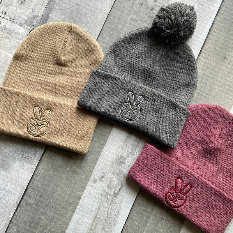 Knit Peace Sign - Etsy