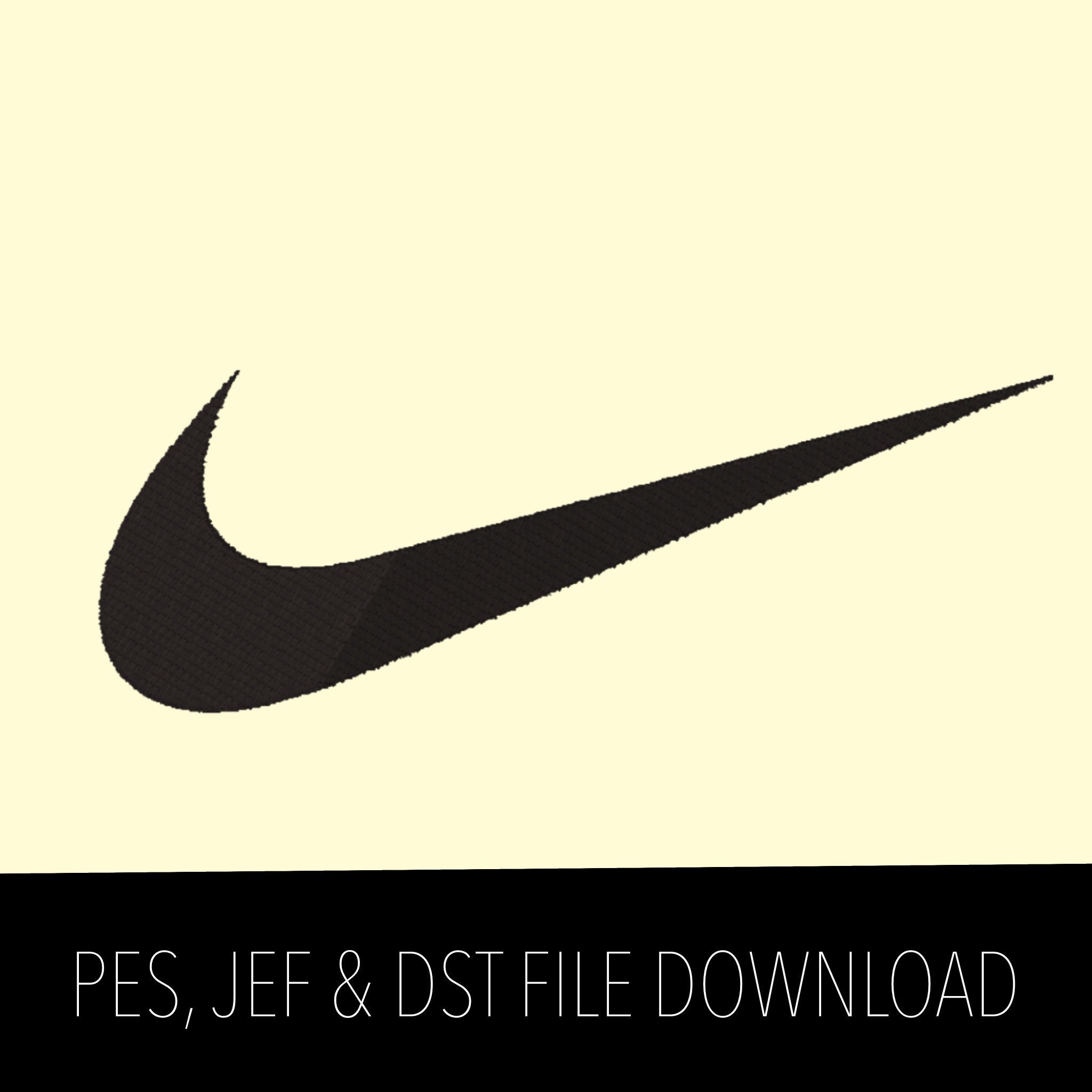 Nike Check Embroidery File | Etsy