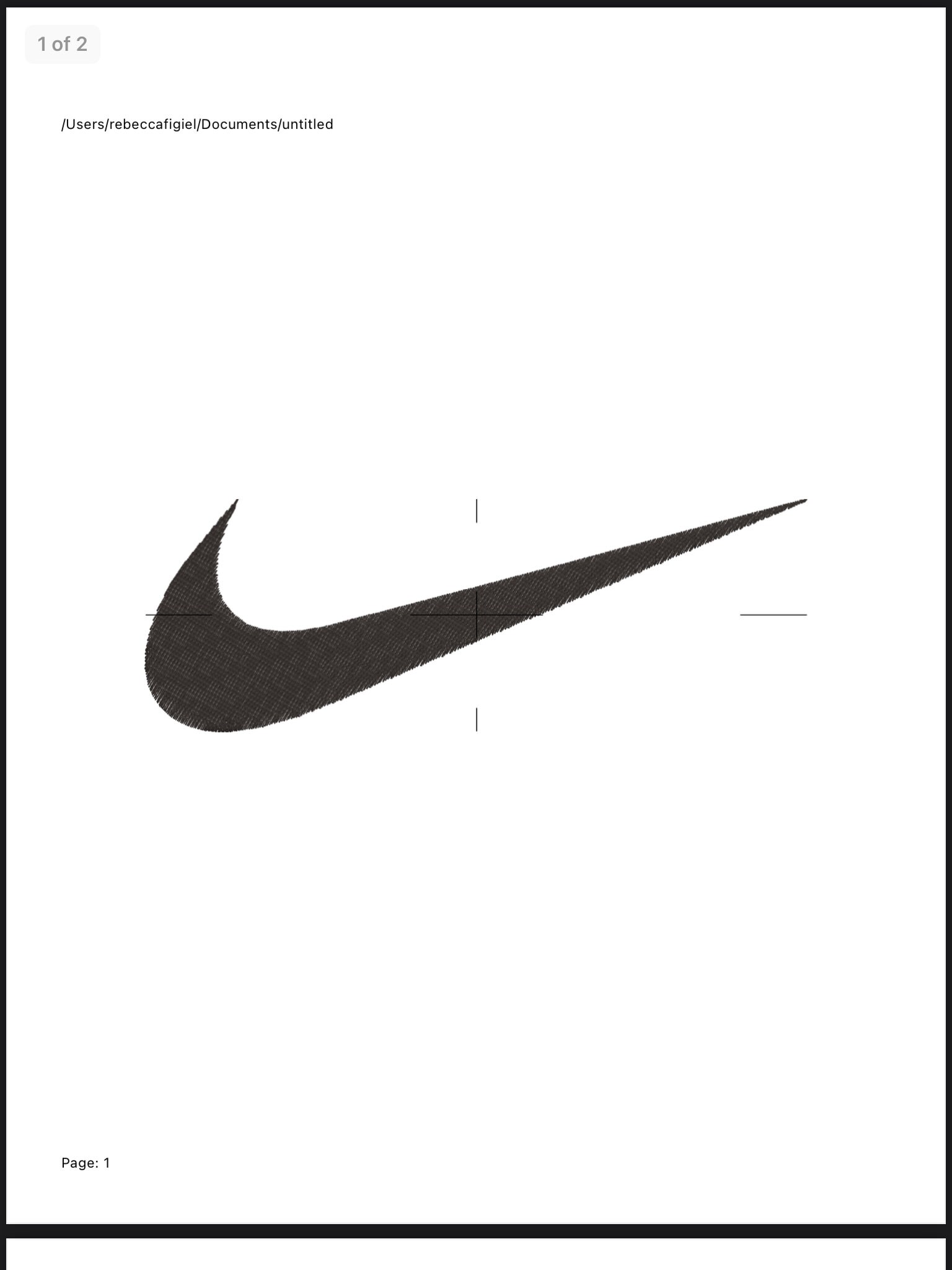 Nike Check Embroidery File Pack | Etsy