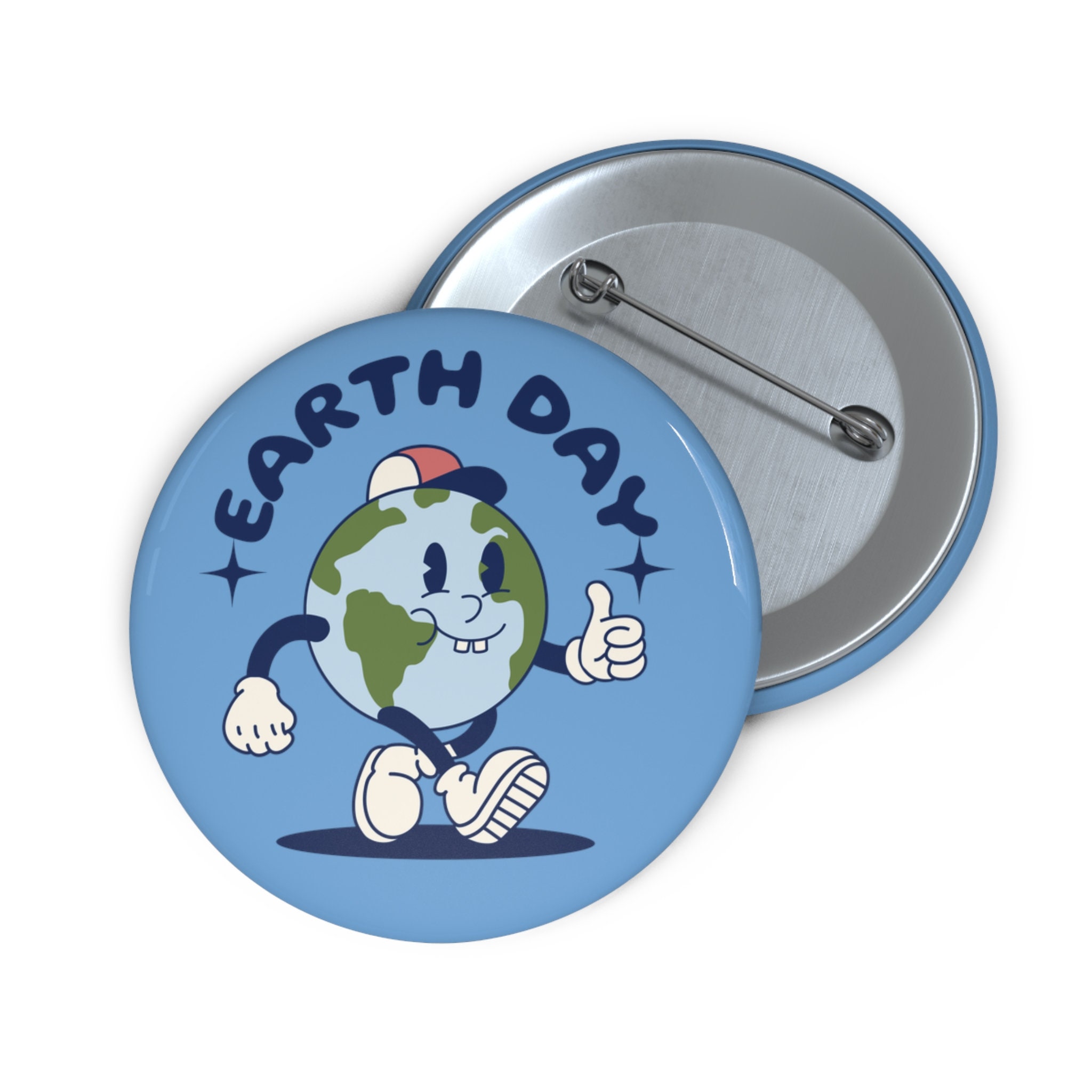 Earth Day Button Pin, Earth Appreciation Day Pin, Environmental ...