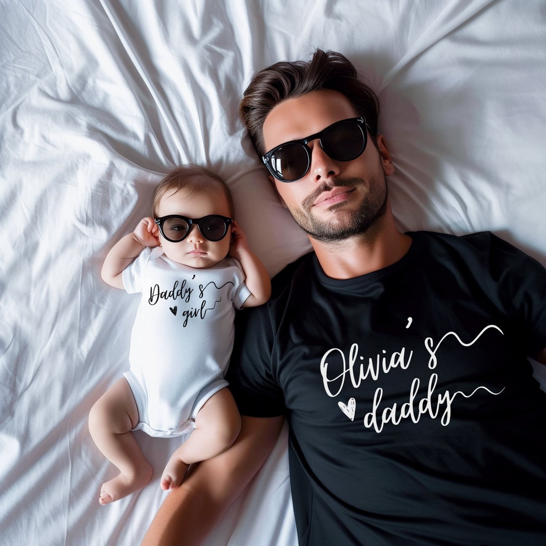 Father Daughter Matching Shirts, Custom Fathers Day Gift for Dad Gift ...