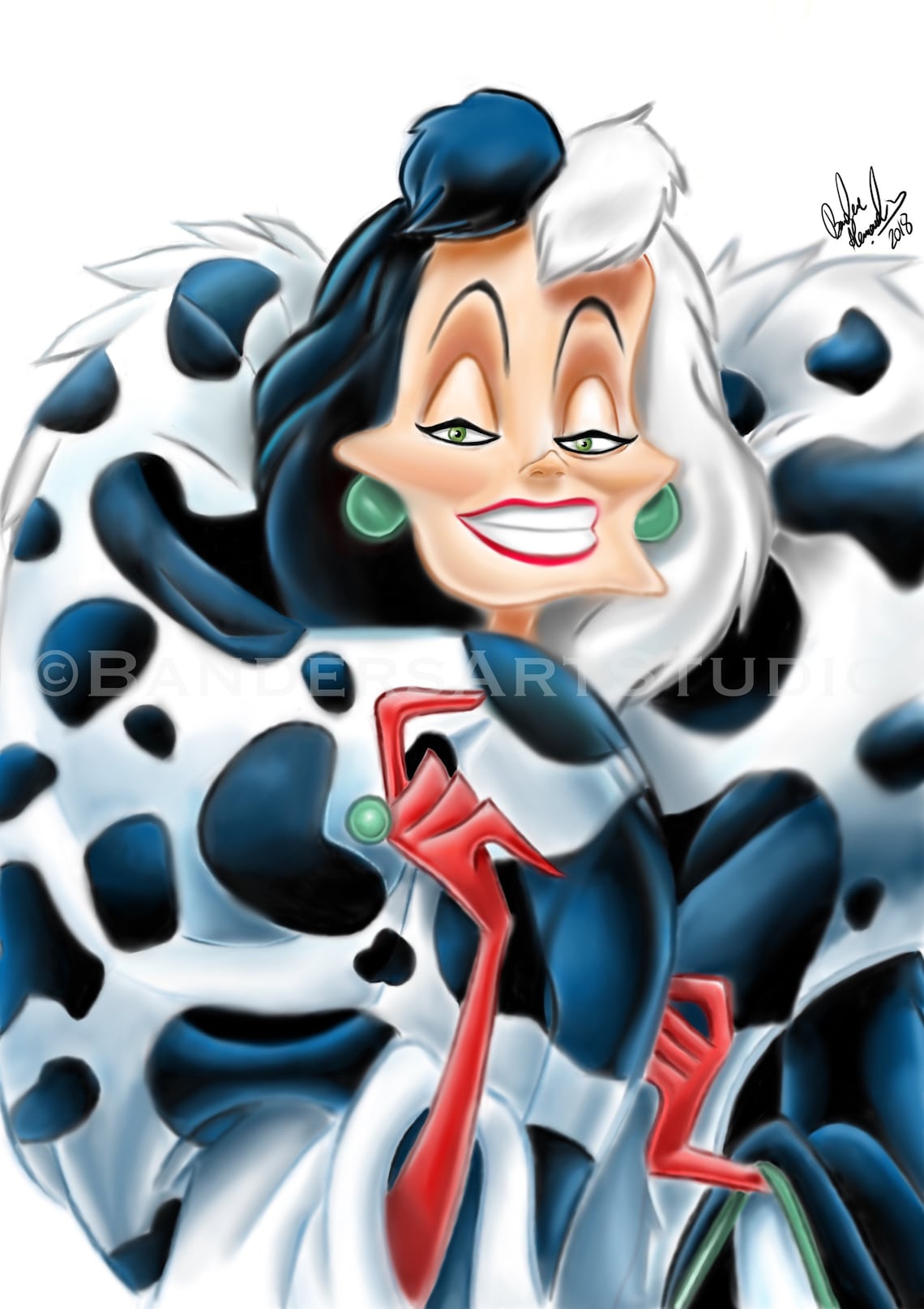 Cruella De Vil, Disney, Villain, Cartoon, Printable - Etsy