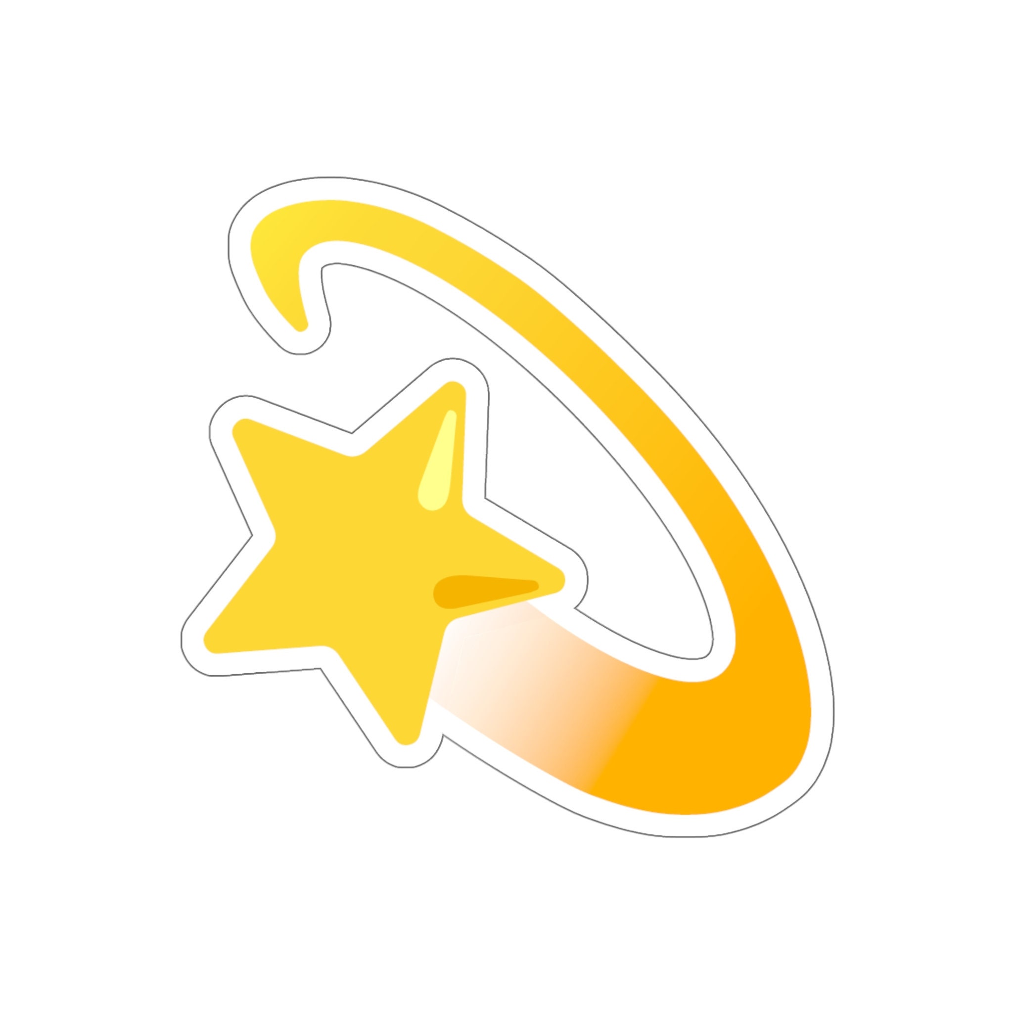 Shooting Star Kiss-cut Stickers - Etsy