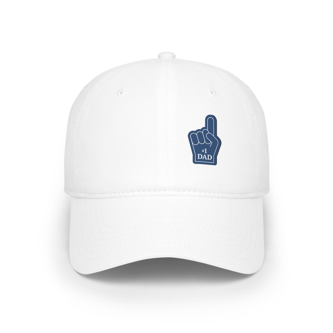 Number 1 Dad Low Profile Baseball Cap - Etsy