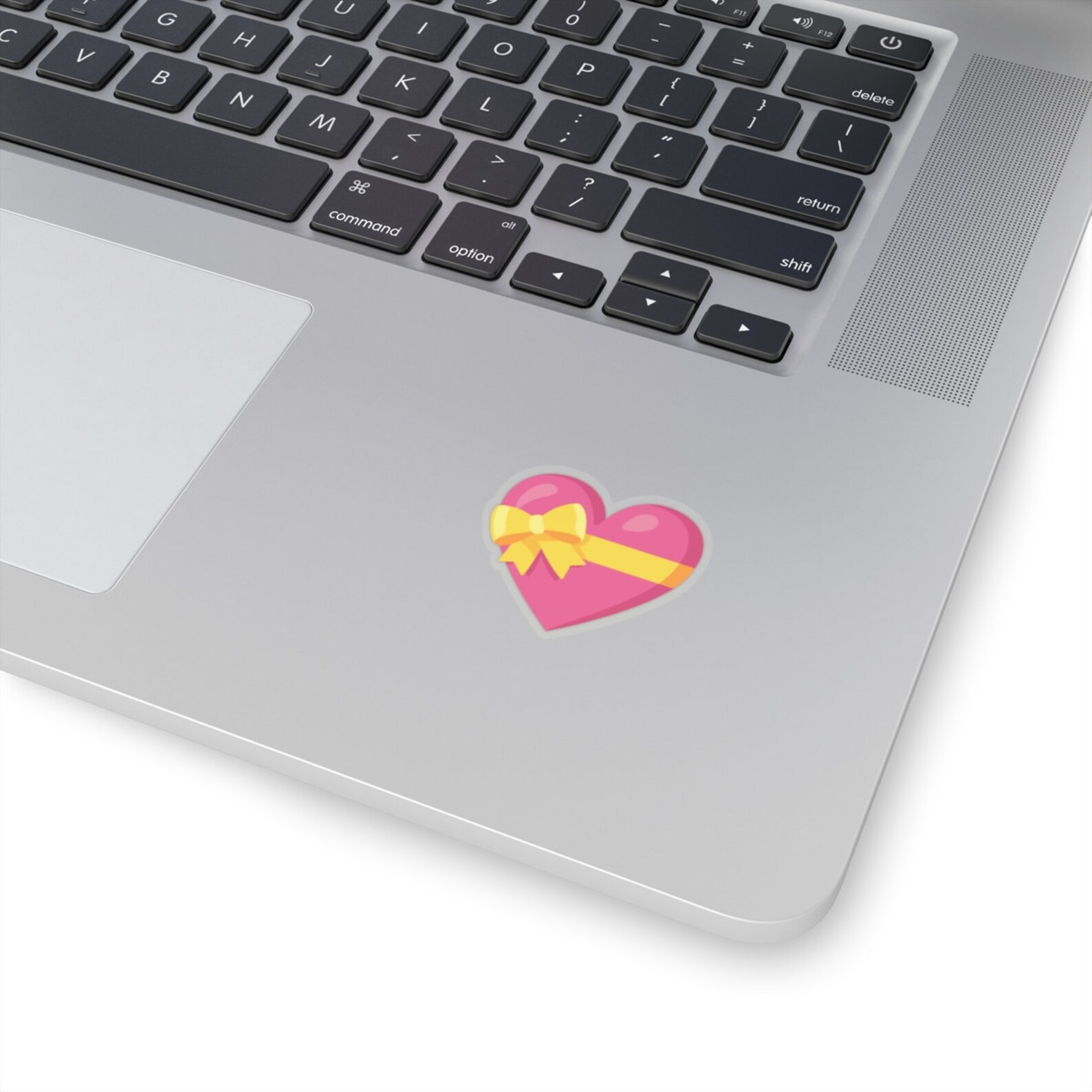 Ribbon Wrapped Heart Kiss-cut Stickers - Etsy