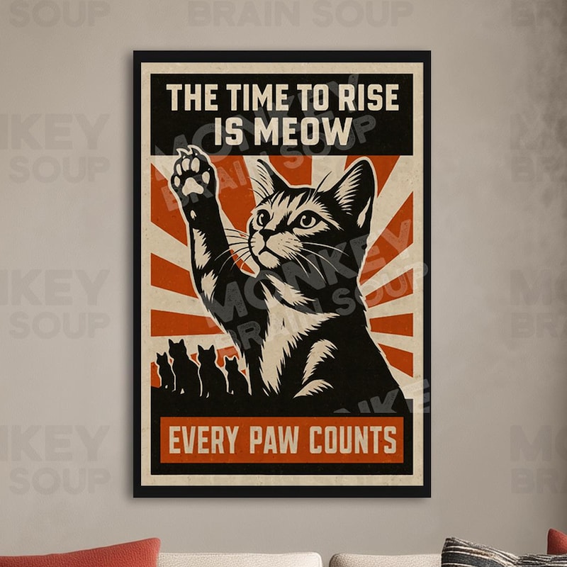 Cat Poster - Etsy