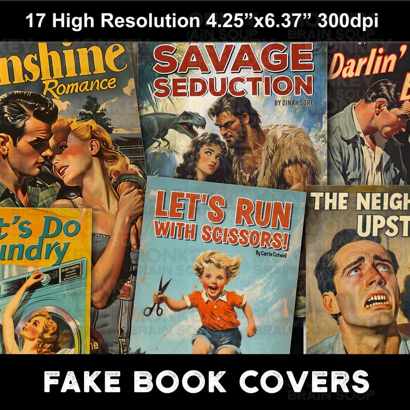 Book Cover Art - Etsy