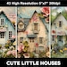Printable Cute Little Houses. A Collection of 43 Whimsical Shabby Chic ...