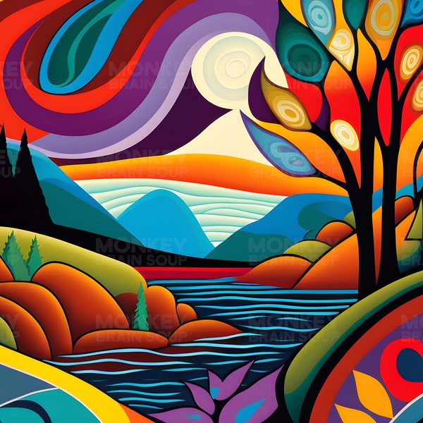 Abstract Nature Art - Etsy