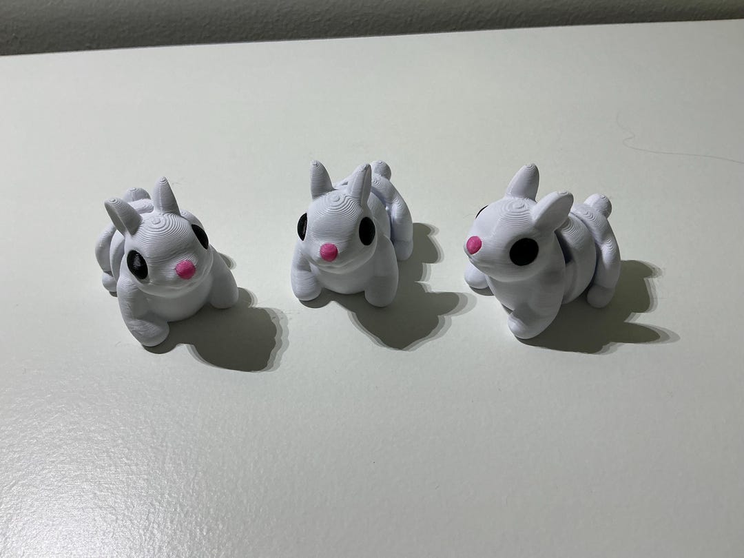 Bunny Mini Fidget Toy, Moveable Toy, Articulated Toy , Cute Desk Toy - Etsy