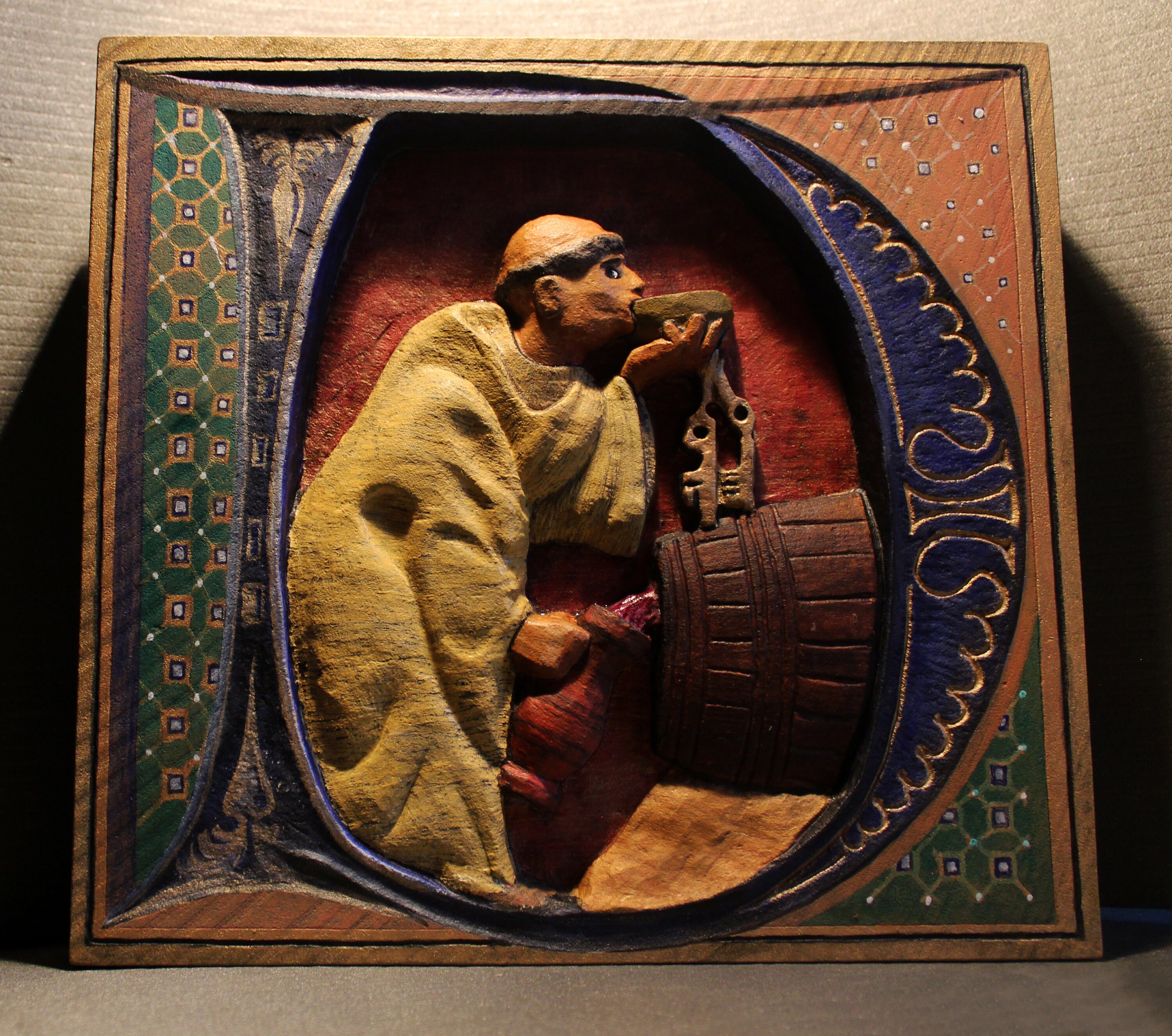 Monk Tasting Wine - Etsy