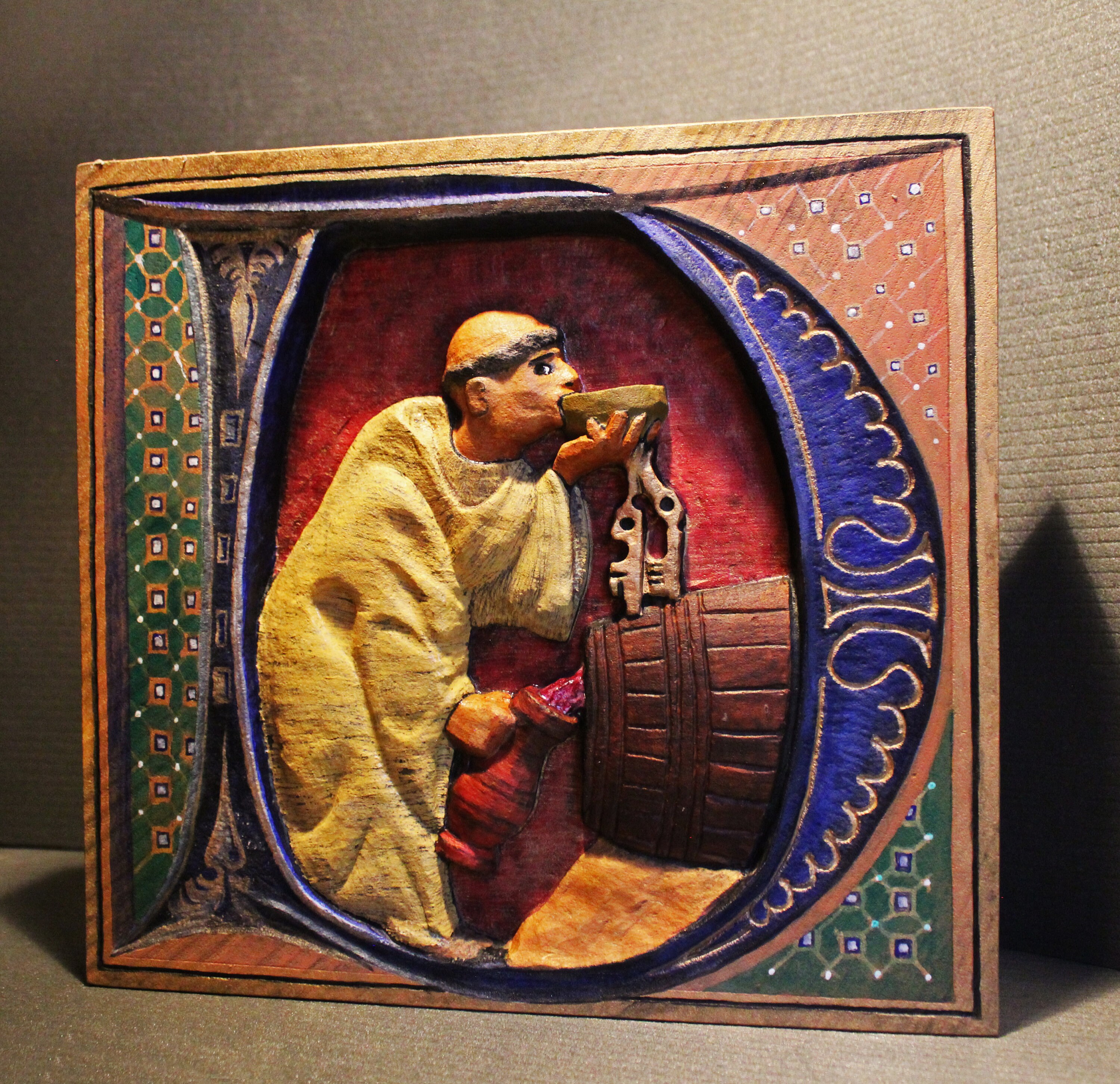 Monk Tasting Wine - Etsy