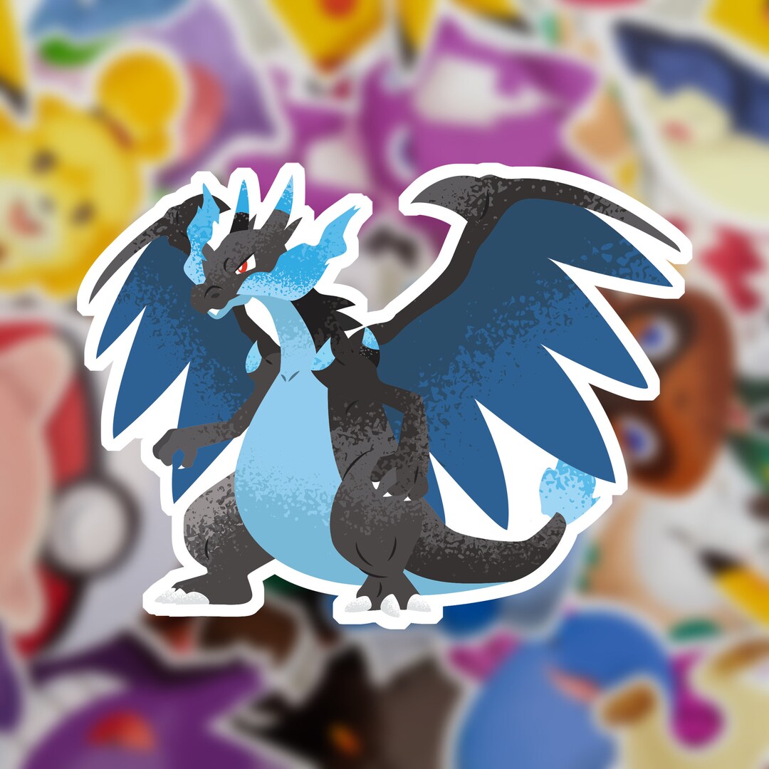 Mega Fire Dragon Vinyl Sticker - Etsy