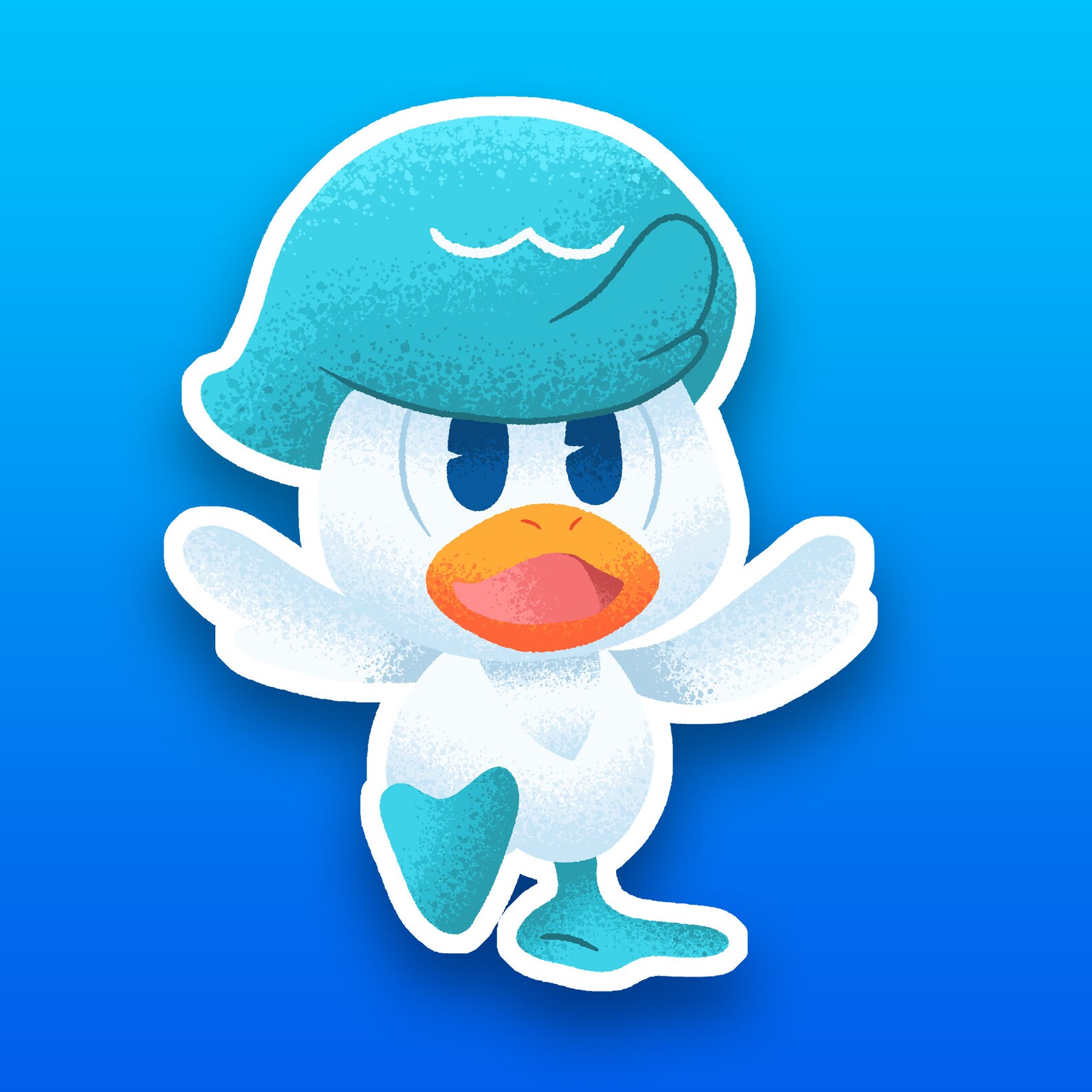 Quaxly Vinyl Sticker | Etsy