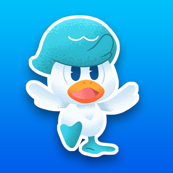 Quaxly Vinyl Sticker | Etsy