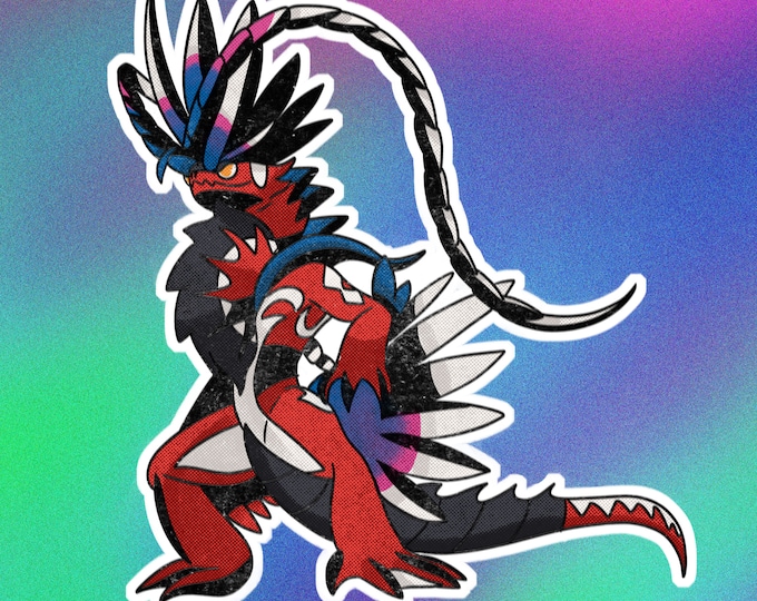 Koraidon Vinyl Sticker - Etsy