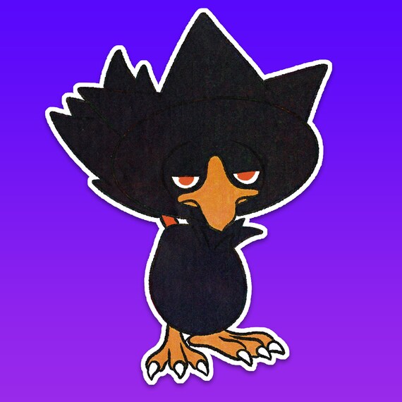 Stickers Murkrow Sticker Pokemon Sticker Waterproof Vinyl Sticker ...