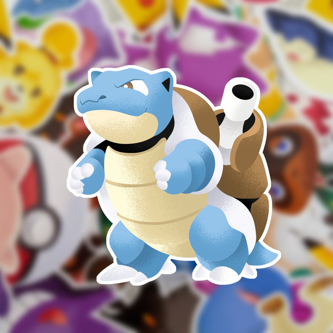 Blastoise Vinyl Sticker - Etsy