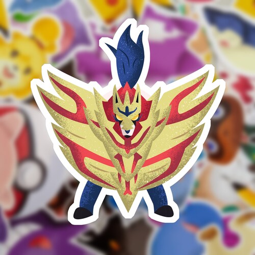 Zacian Vinyl Sticker - Etsy