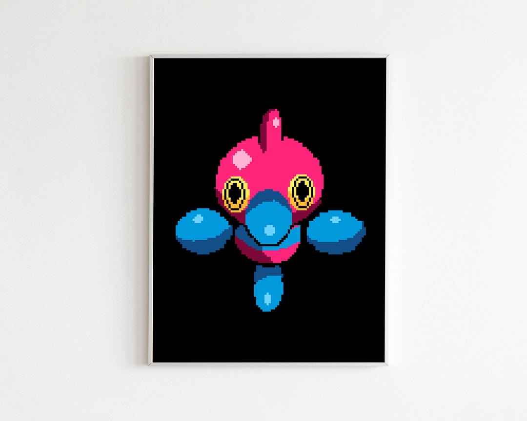 Porygon-z Pixel Art Print - Etsy