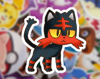 Litten Vinyl Sticker | Etsy